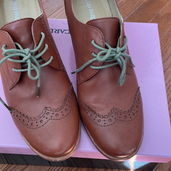 carlo pazolini | Shoes | Vintage Carlo Pazolini Chunky Heel Oxfords ...